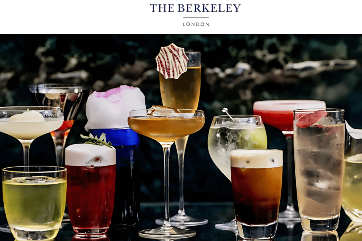 Experience Luxury Cocktails at The Blue Bar, The Berkeley